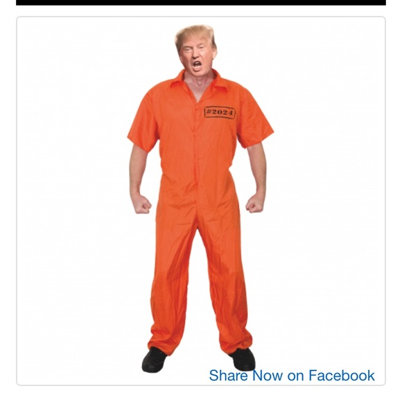 Party Supplies | Donald Trump Orange Prison Jumpsuit Cardboard Cutout ...